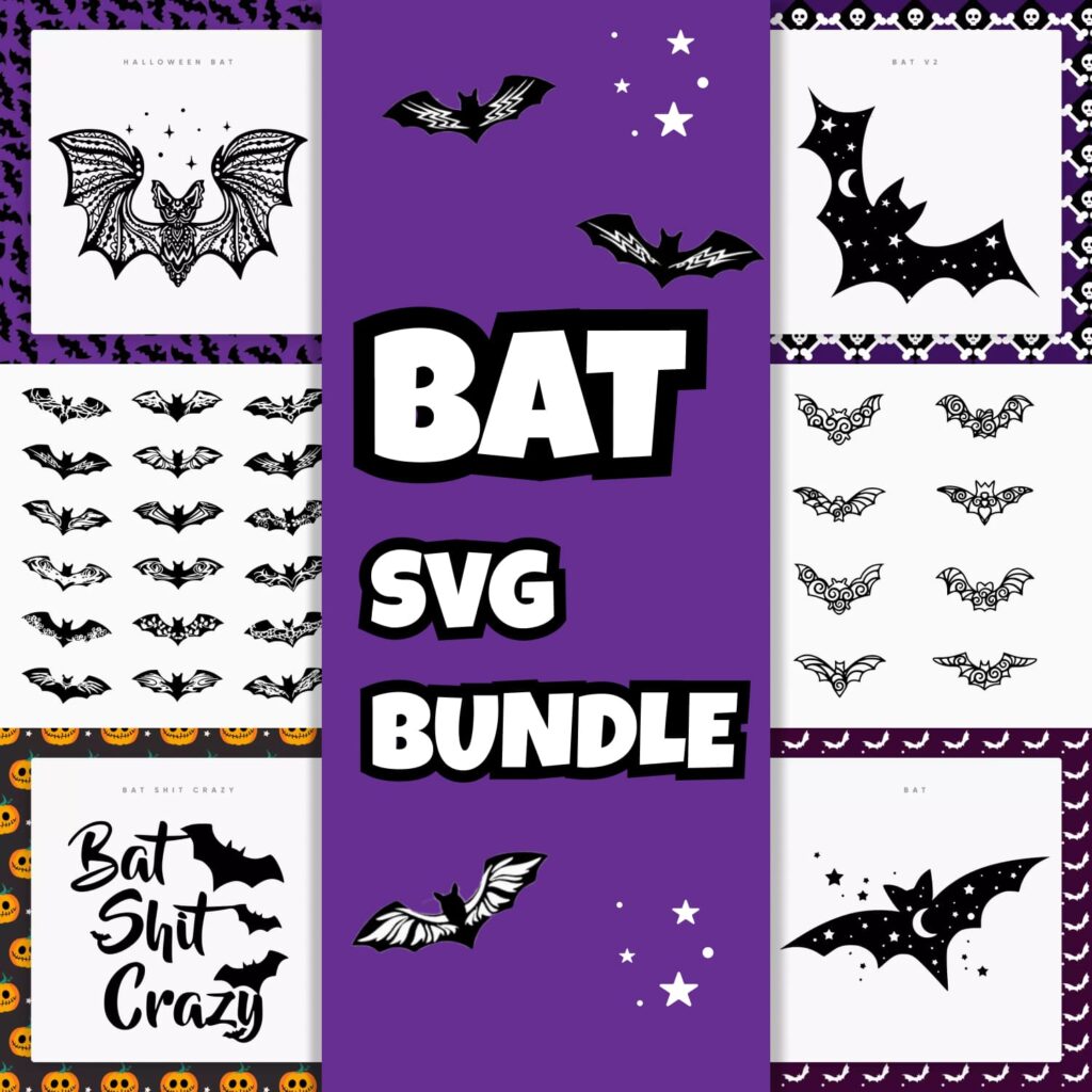 Cute Bat Kawaii SVG Bundle – MasterBundles