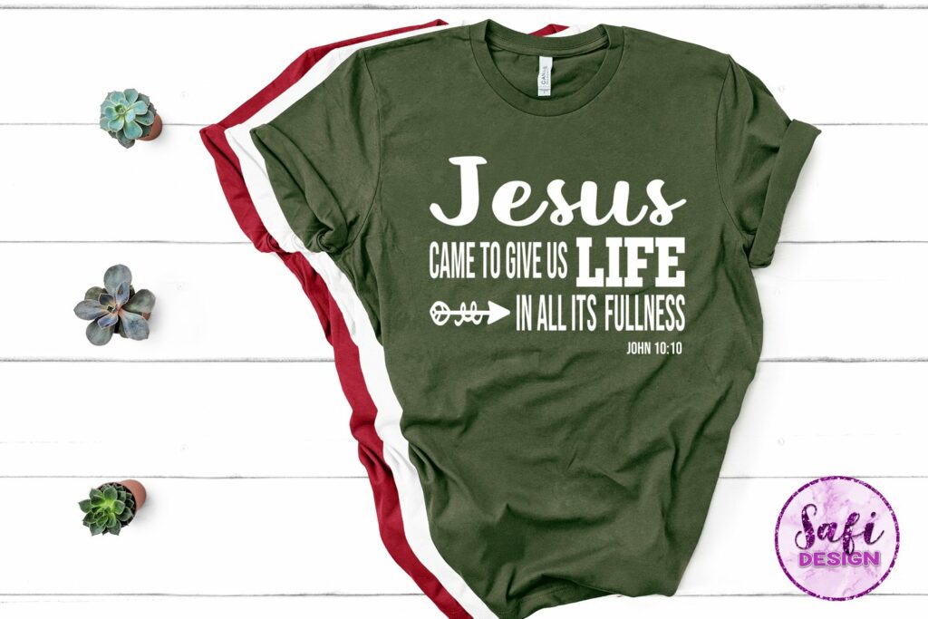 Jesus Bible Verse SVG, DXF, EPS, PNG – MasterBundles