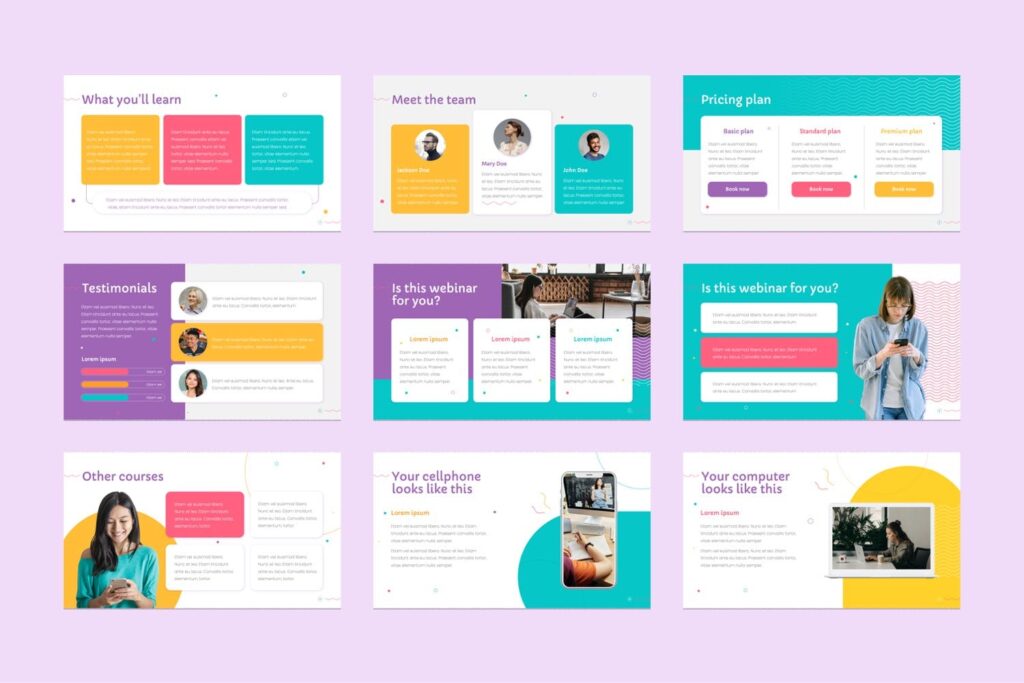 eCourse and Webinar Presentation Template – MasterBundles