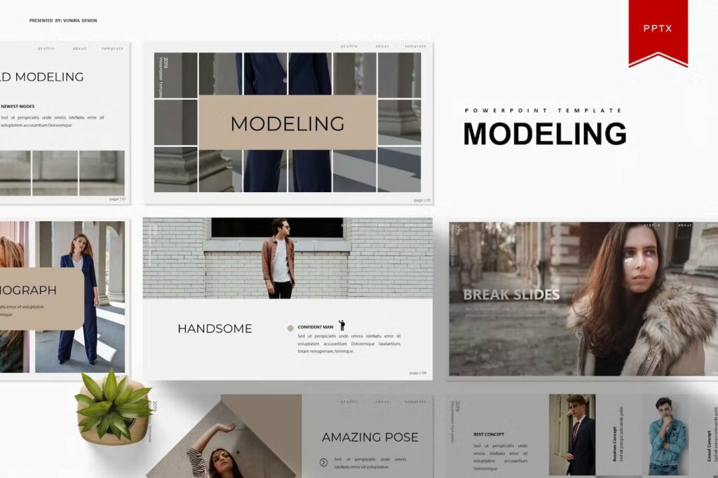 Modeling | Powerpoint Template – MasterBundles
