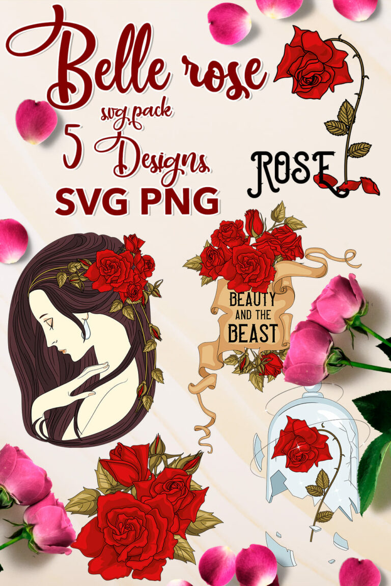 Belle Rose SVG Designs – MasterBundles