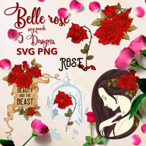 Belle Rose SVG Designs – MasterBundles