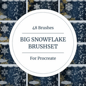 Snowflake Photoshop Brush Set – MasterBundles