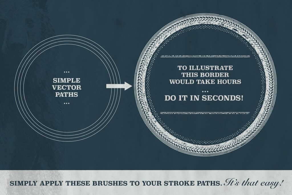 Aged Borders for Adobe Illustrator – MasterBundles