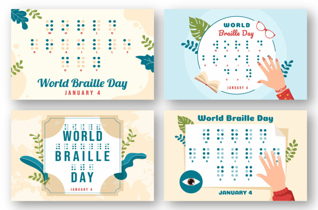 15 World Braille Day Illustration - MasterBundles