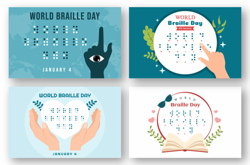 15 World Braille Day Illustration - MasterBundles