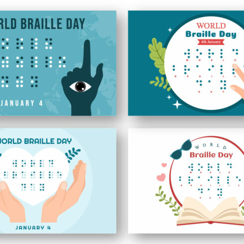 15 World Braille Day Illustration - MasterBundles