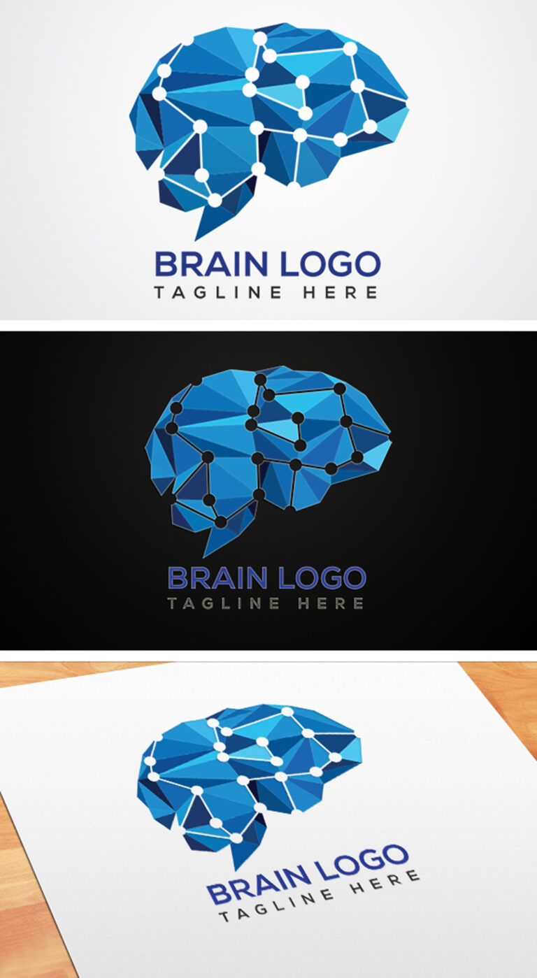 Brain Logo Template - MasterBundles