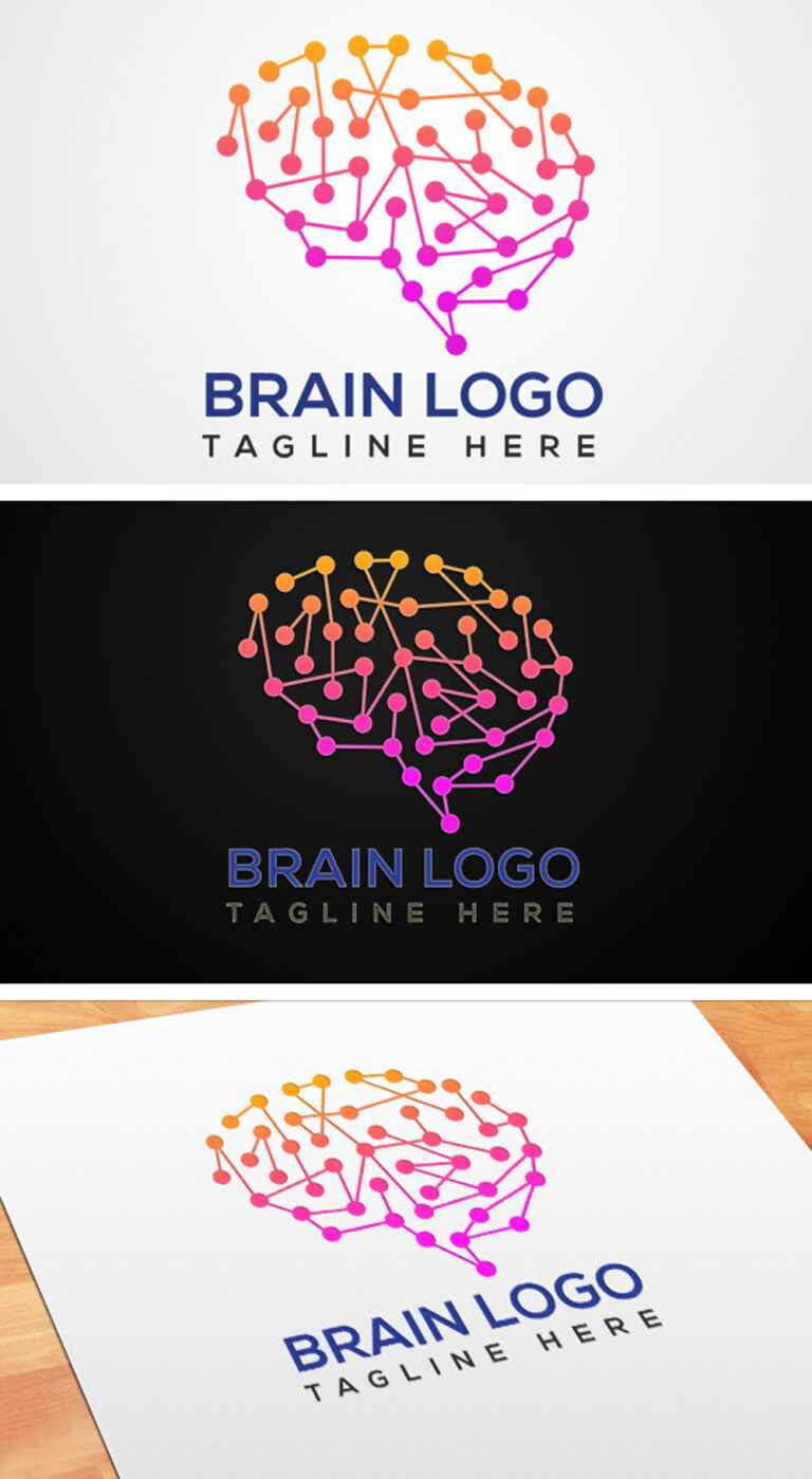 Brain Logo Vector Template - MasterBundles
