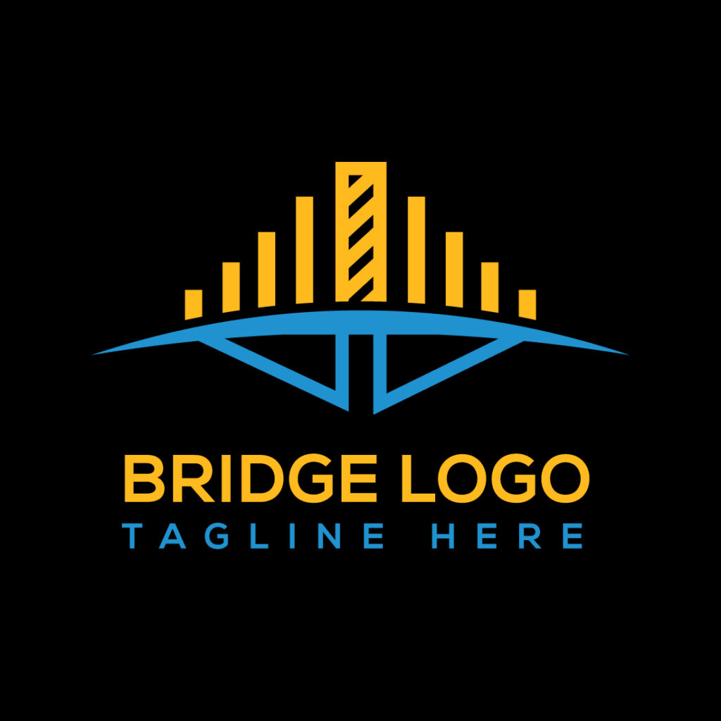 Modern Bridge Logo Template - MasterBundles