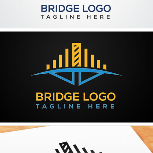 Modern Bridge Logo Template | MasterBundles