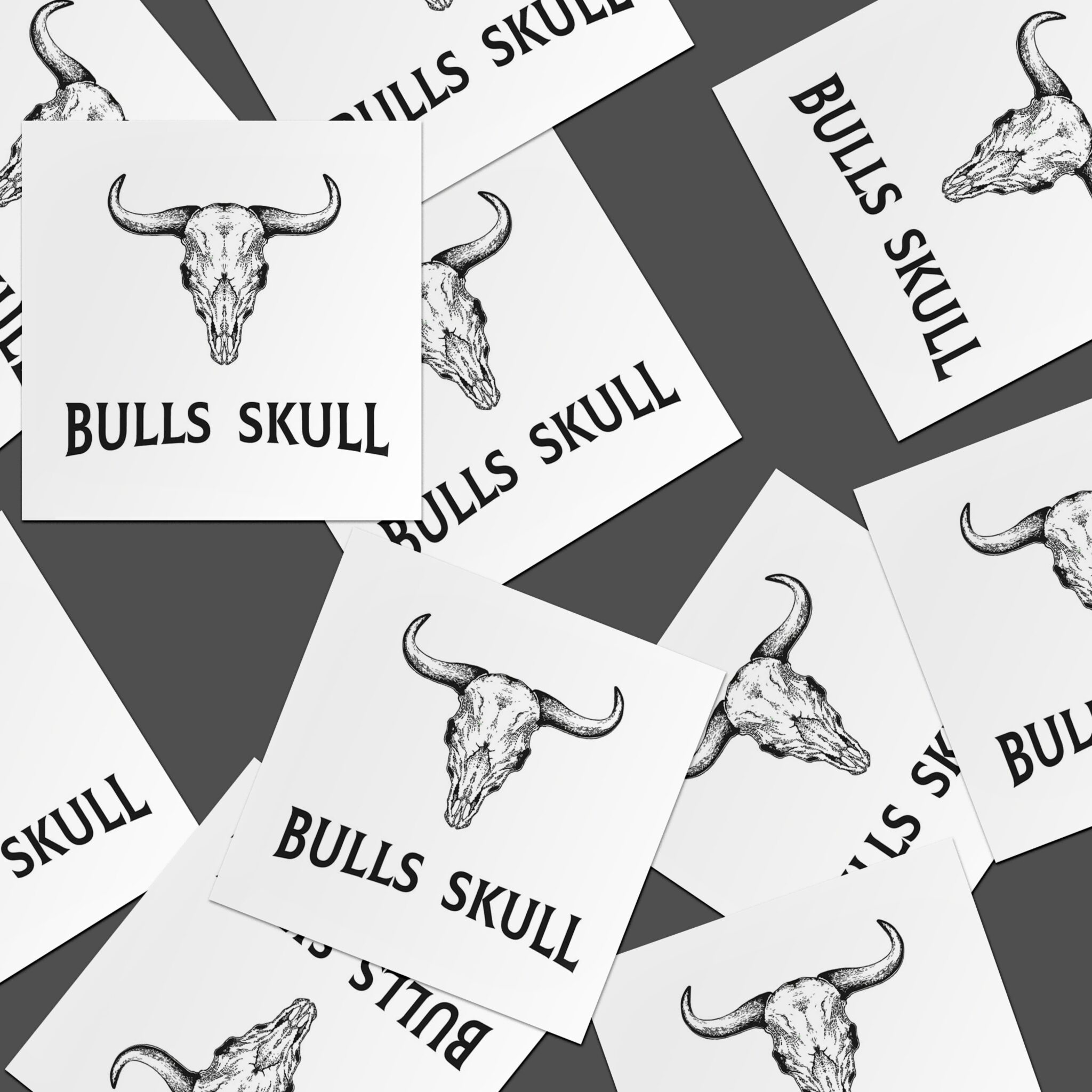 Bull Skull Logo Design – MasterBundles