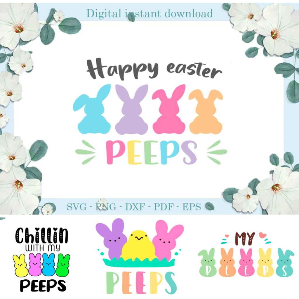 Bundle Happy Easter Peeps Gift – MasterBundles