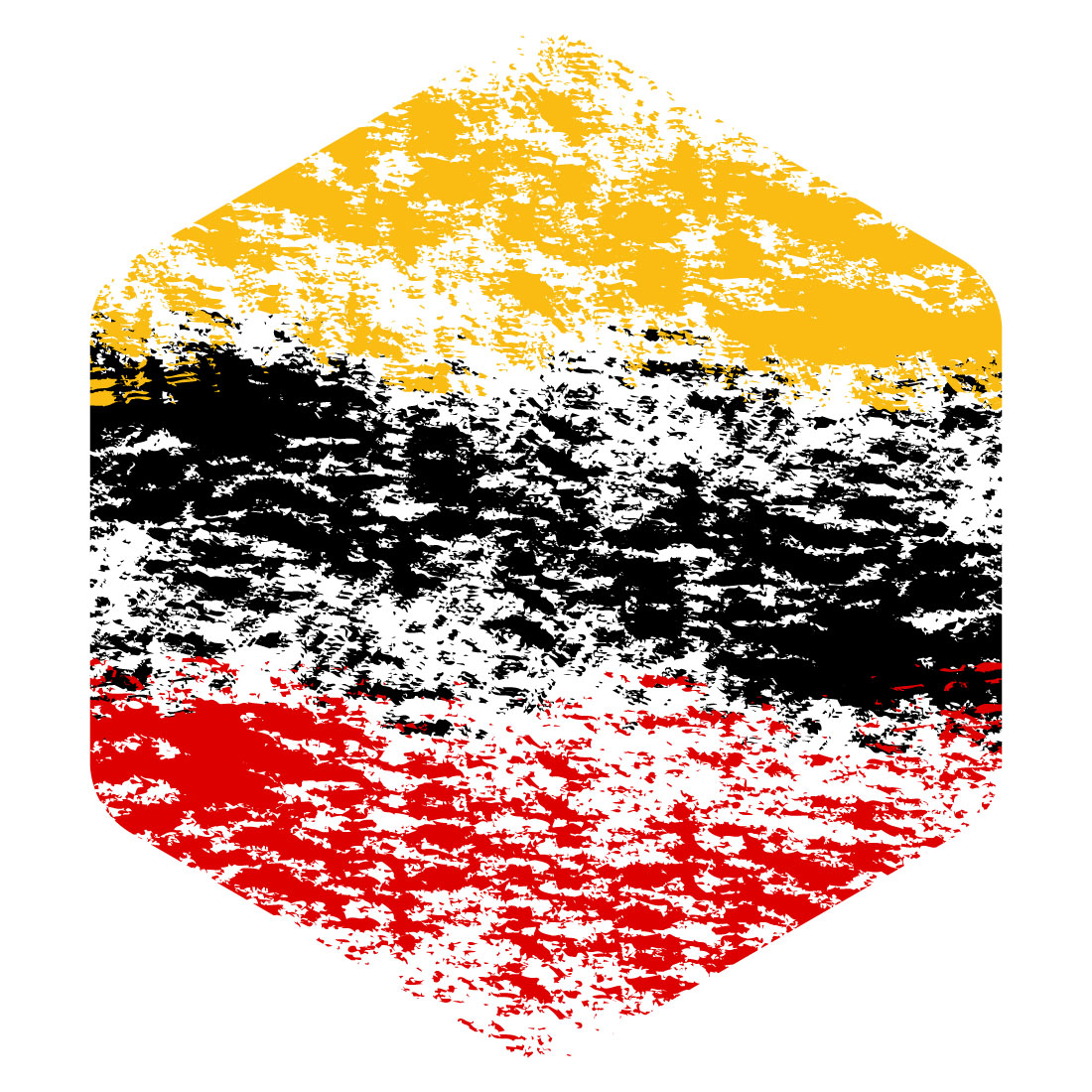 Geometrical Germany Flag Design - MasterBundles