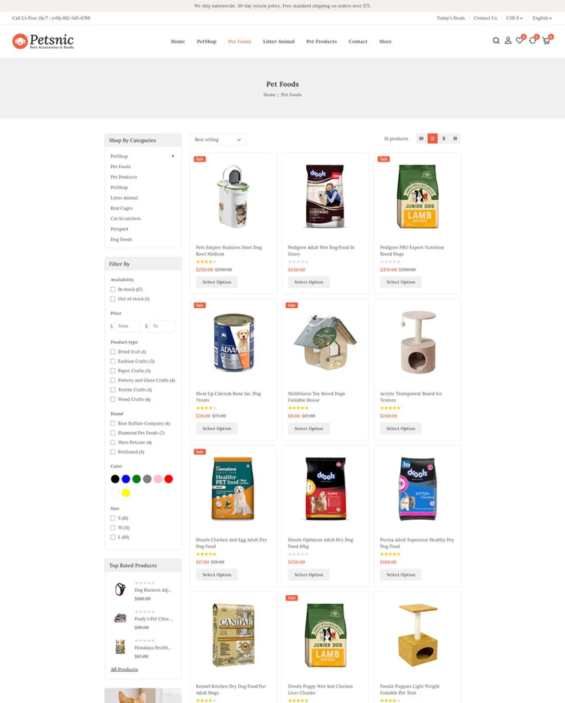 Petsnic - Pets Store Shopify 2.0 Responsive Theme – MasterBundles