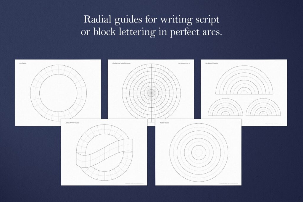Lettering Guides | Print & Procreate – MasterBundles