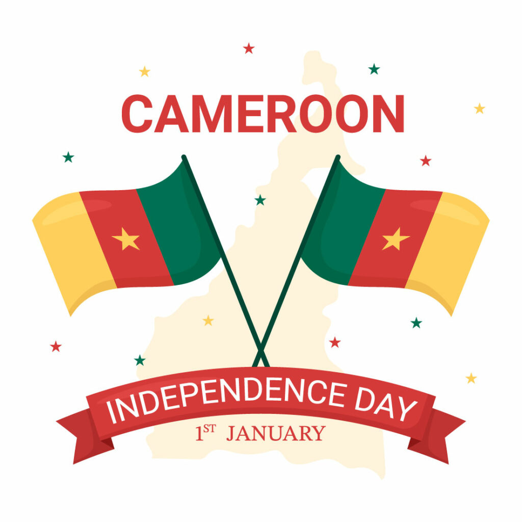 10 Happy Cameroon Independence Day Illustration - MasterBundles