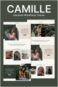 Camille - Feminine WordPress Theme – MasterBundles
