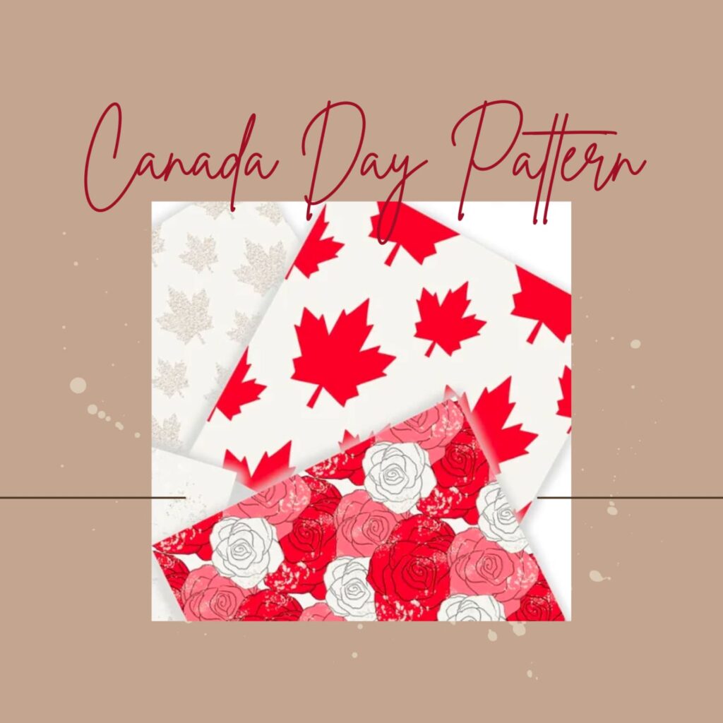 Canada Day Wood Textures | Master Bundles