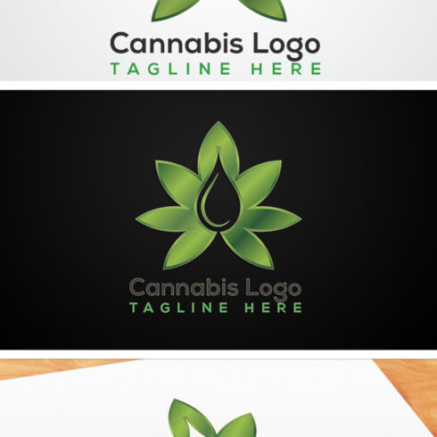 Cannabis Vector Logo Design Template | MasterBundles