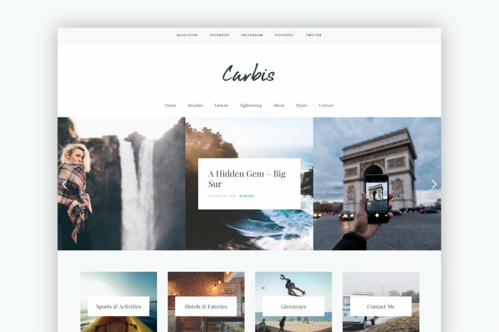 Carbis - Bold, Elegant WP Blog Theme – MasterBundles