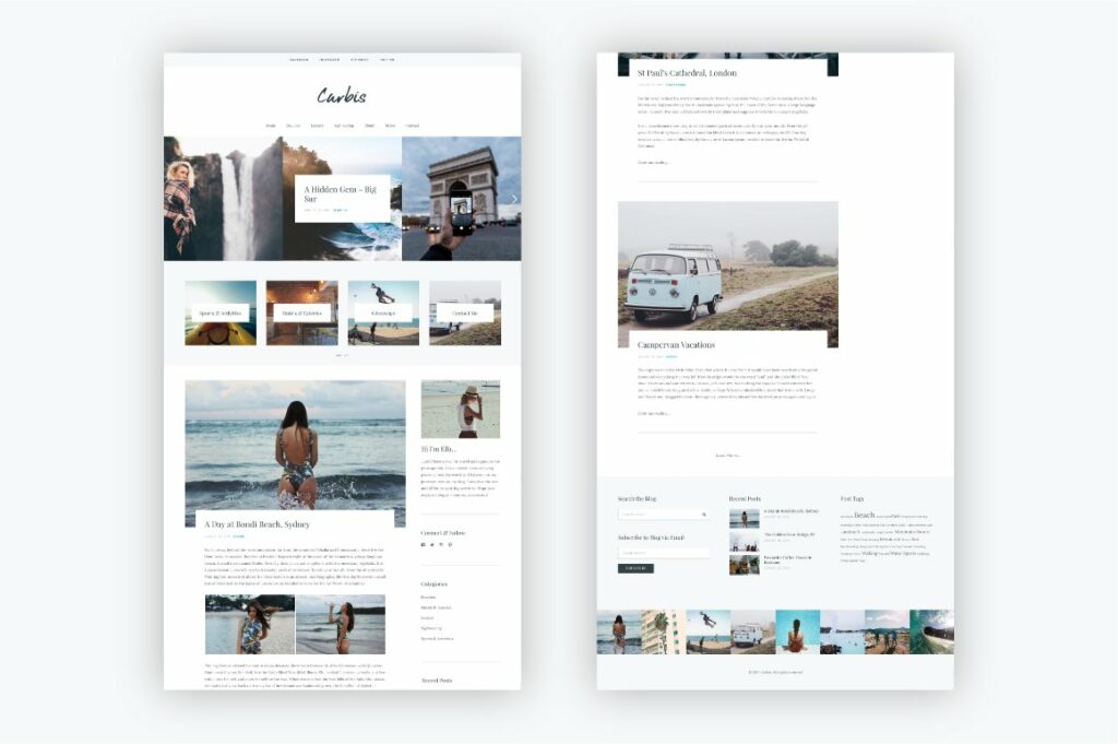 Carbis - Bold, Elegant WP Blog Theme – MasterBundles