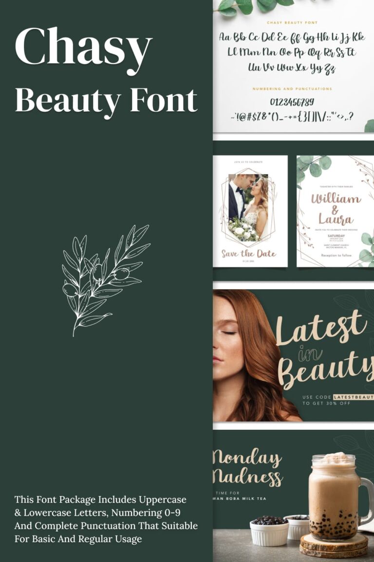Chasy Beauty Font – MasterBundles