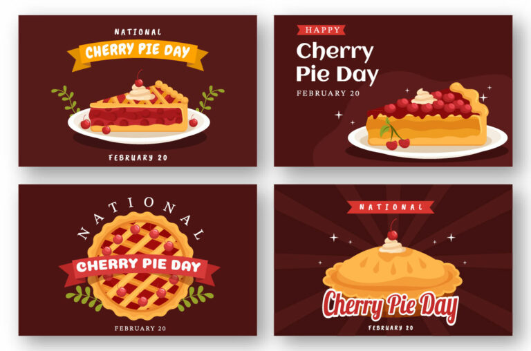 15 National Cherry Pie Day Illustration - MasterBundles