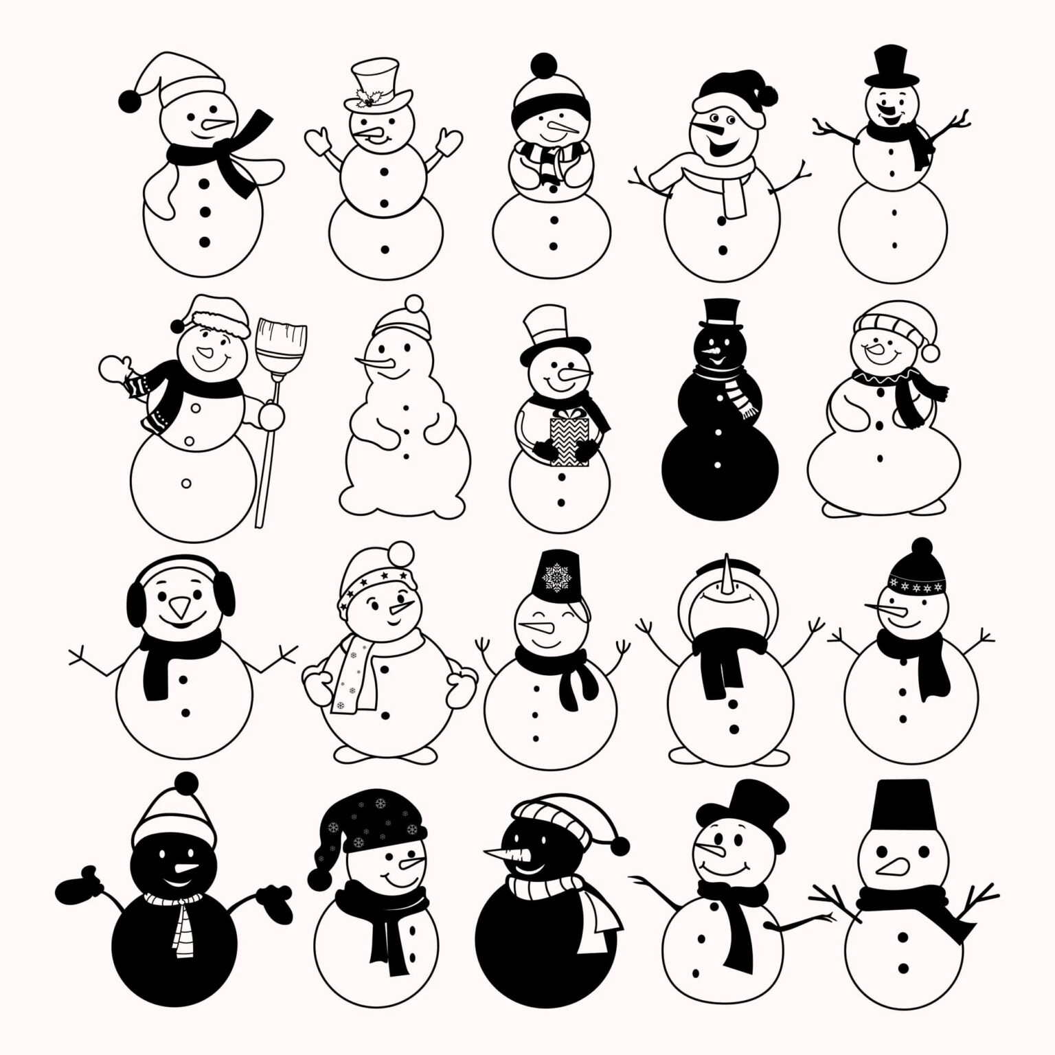 Snowman SVG Bundle – MasterBundles