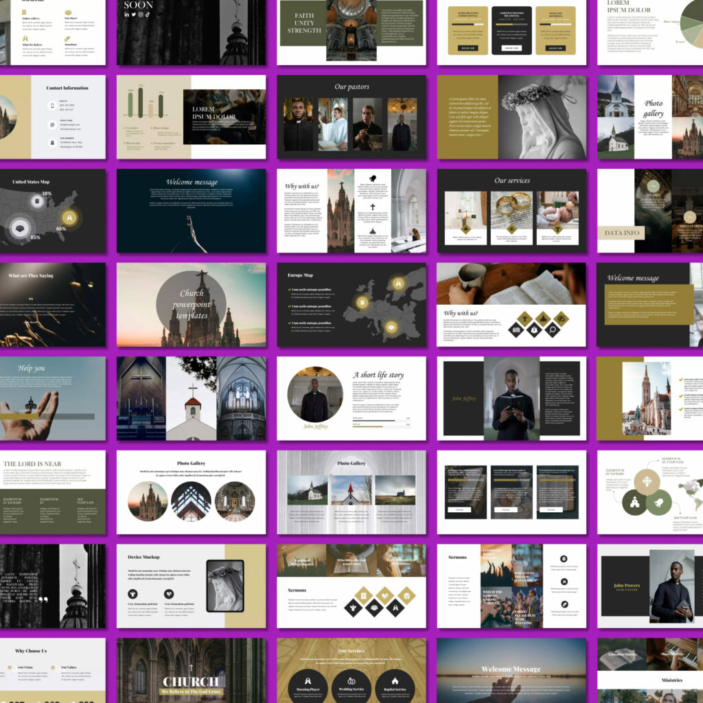 Church PowerPoint Templates Bundle – MasterBundles