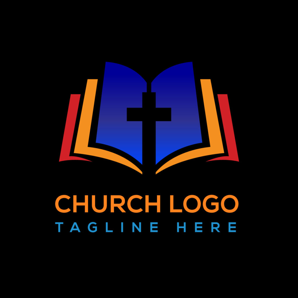 Church Cros Symbol Logo Design - MasterBundles