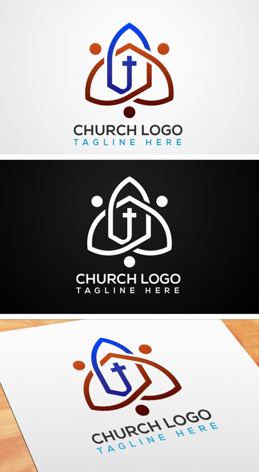 Church Logo Design Template - MasterBundles
