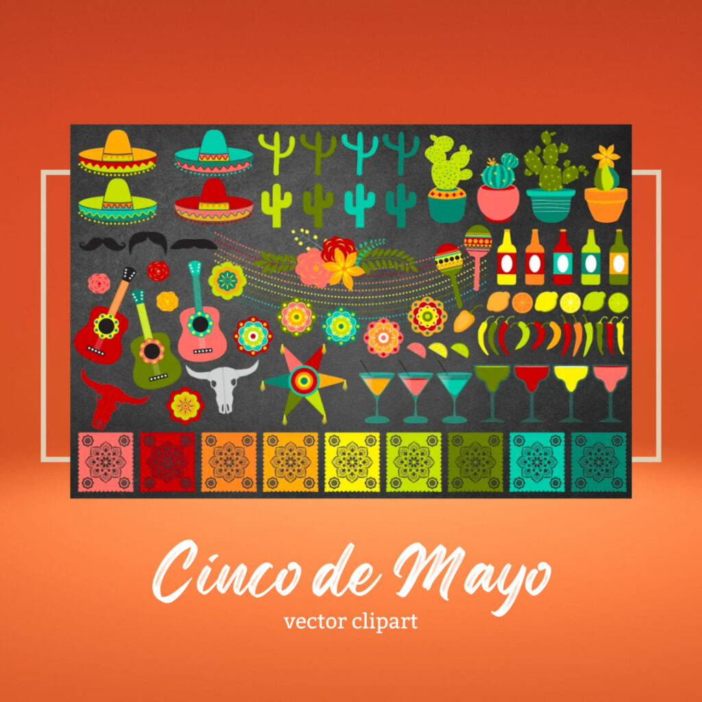 Cinco de Mayo Vector Clipart – MasterBundles
