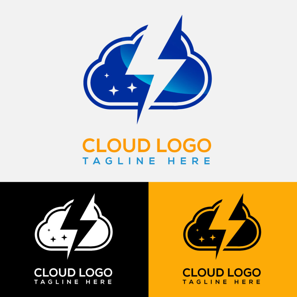 Cloud Provider Service Logo Design. - MasterBundles