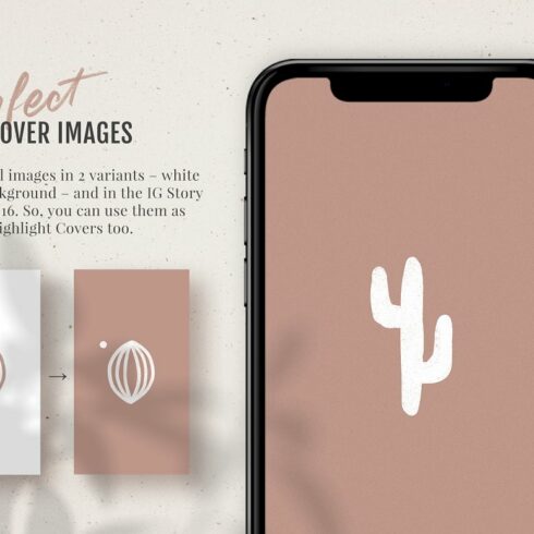 Instagram Highlight Icons – Desert | MasterBundles