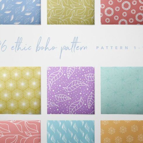 26 Ethnic Boho Patterns | MasterBundles