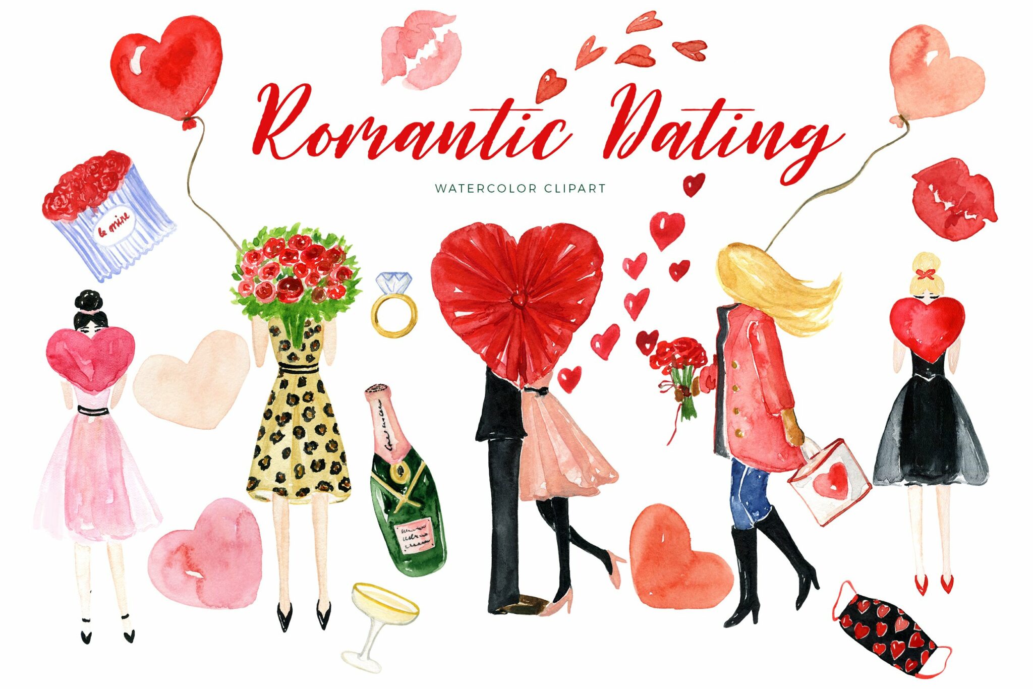 Romantic Dating. St Valentine's Day – MasterBundles