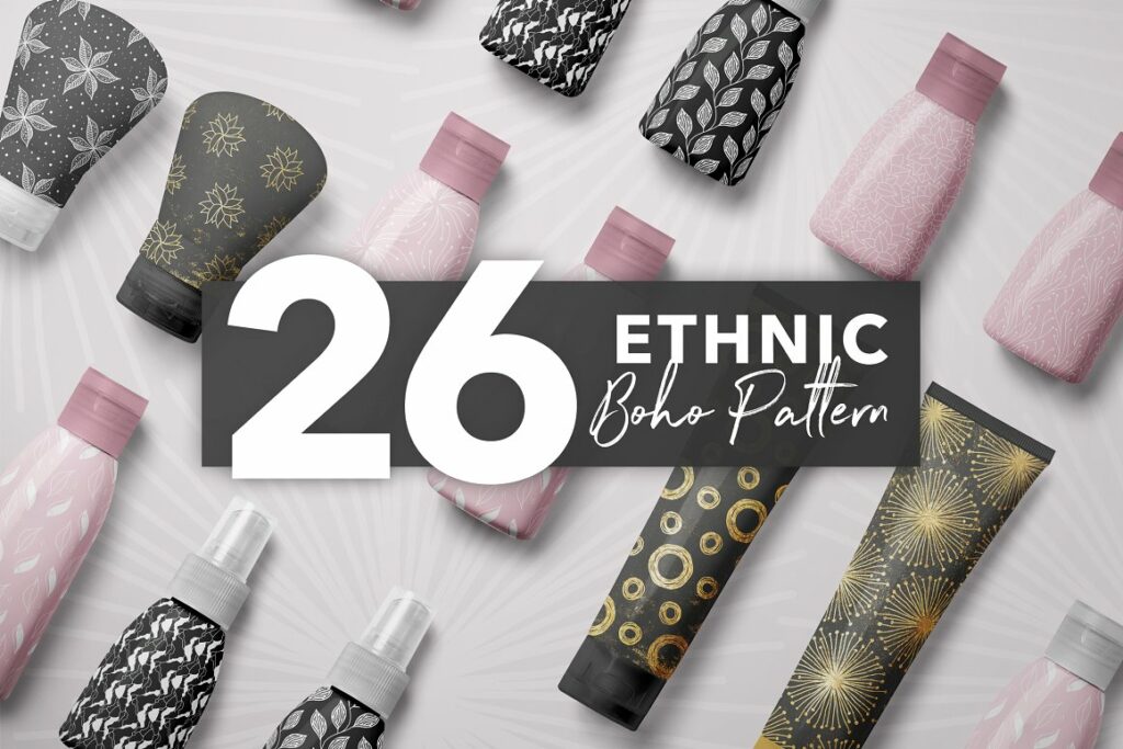 26 Ethnic Boho Patterns – MasterBundles