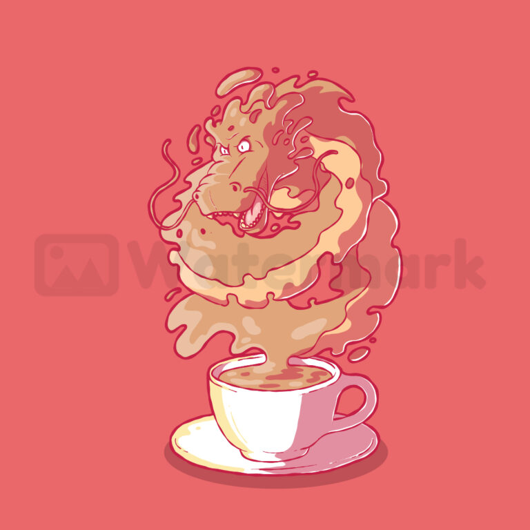 Coffee Dragon! - MasterBundles