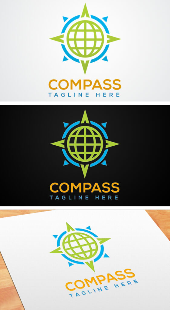 Compass Logo Template - MasterBundles