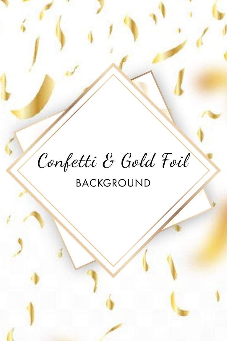 Confetti and Gold Foil Background – MasterBundles
