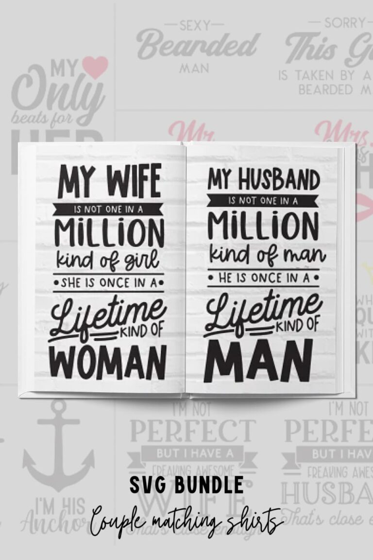 Couple Matching Shirts SVG Bundle – MasterBundles