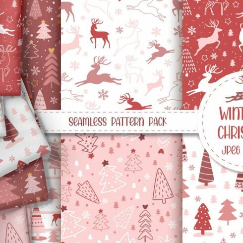 Winter & Christmas Pattern Pack | MasterBundles