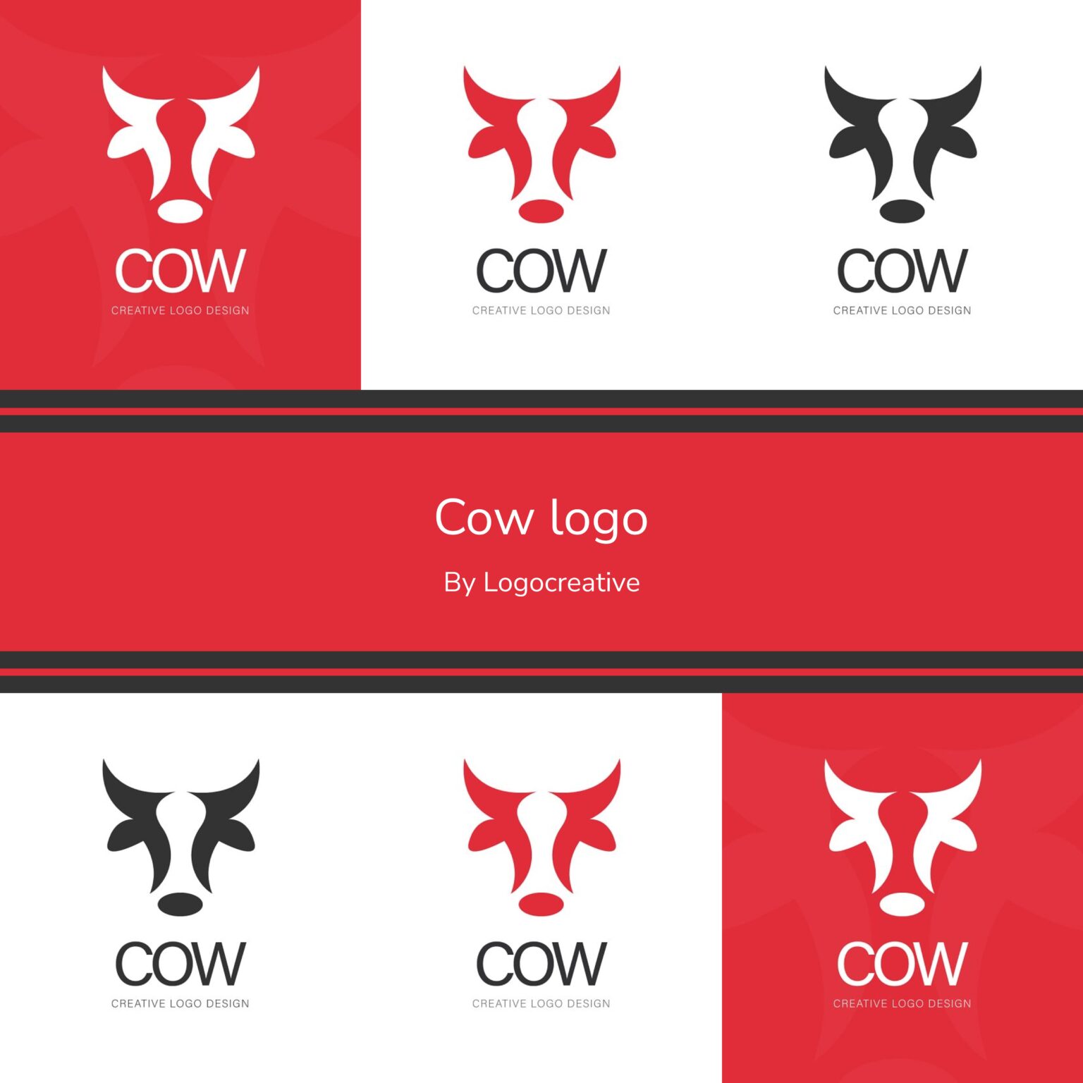 Dairy Cow Logo – MasterBundles