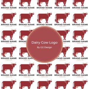 Dairy Cow Logo – MasterBundles