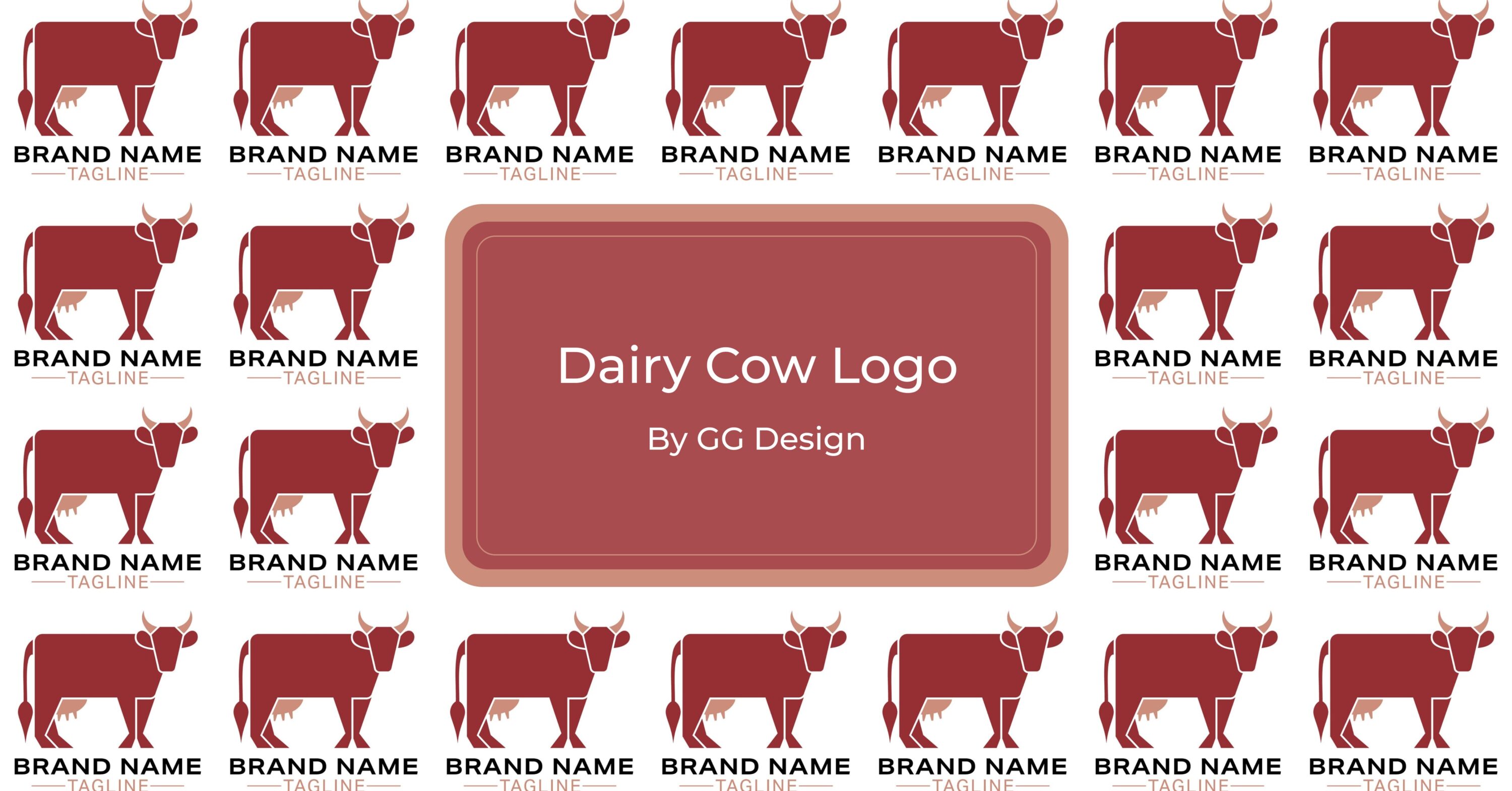 Dairy Cow Logo – MasterBundles