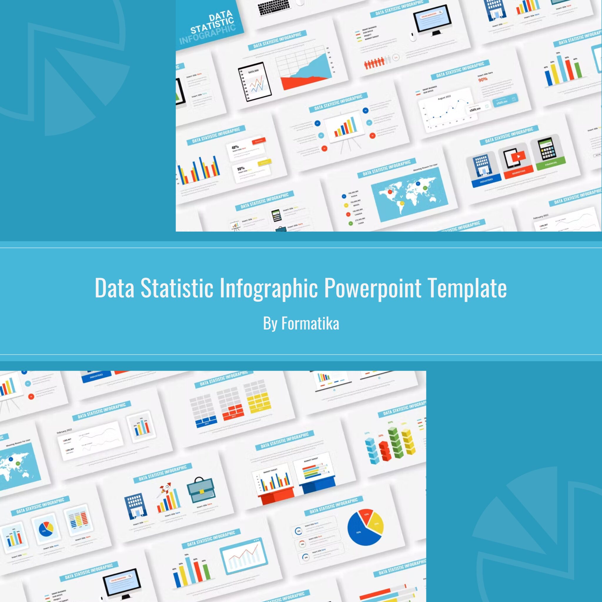 Data Statistic Infographic Powerpoint Template – MasterBundles