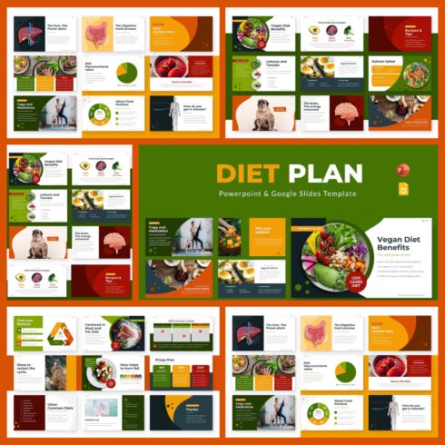 Diet Plan Powerpoint & Google Slides Template – MasterBundles