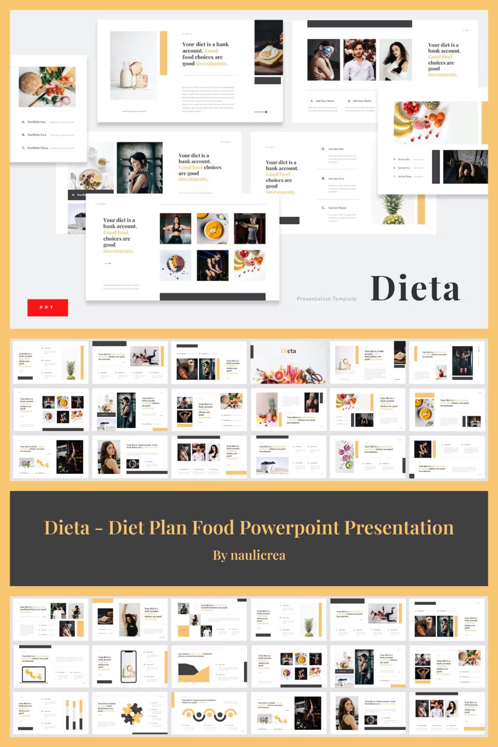 Dieta - Diet Plan Food Powerpoint Presentation – MasterBundles