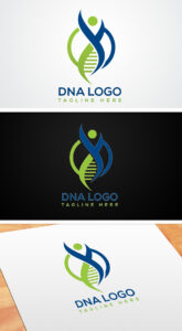 DNA Logo Design | MasterBundles